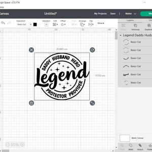 Legend Daddy Husband Provider Protector Hero SVG, Daddy Svg, Daddy Gift ...