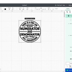 Funny Math Teacher Shirt Svg:numerator Denominator Design,math Lover ...