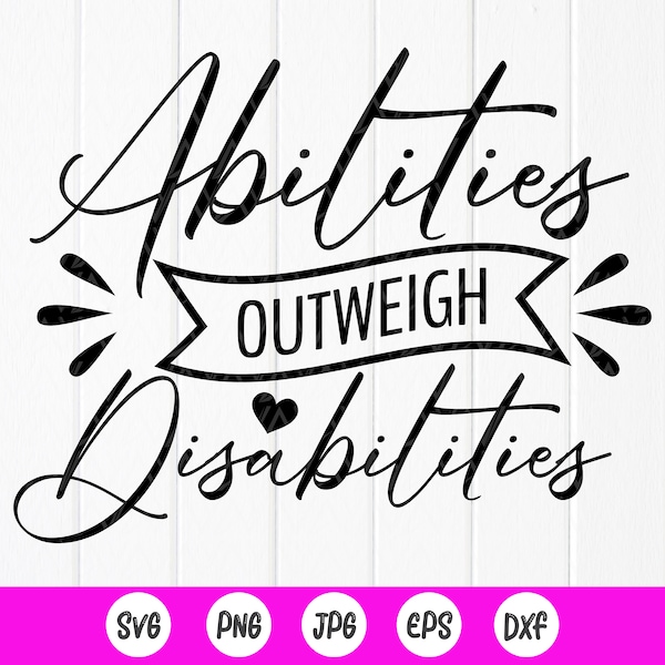 Disability Svg - Etsy