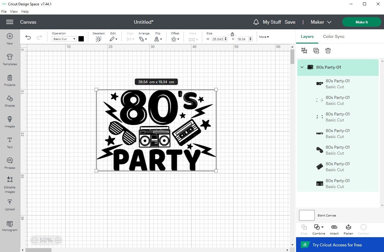 80's Party SVG: Retro Clipart Design,music Classic Lover,cut Files for ...