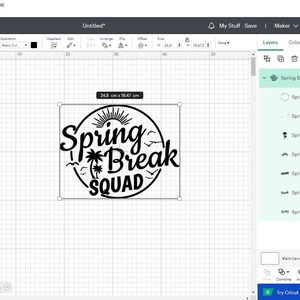 Spring Break Squad SVG, Vacation Svg, Friends Trip Shirt SVG, Summer ...