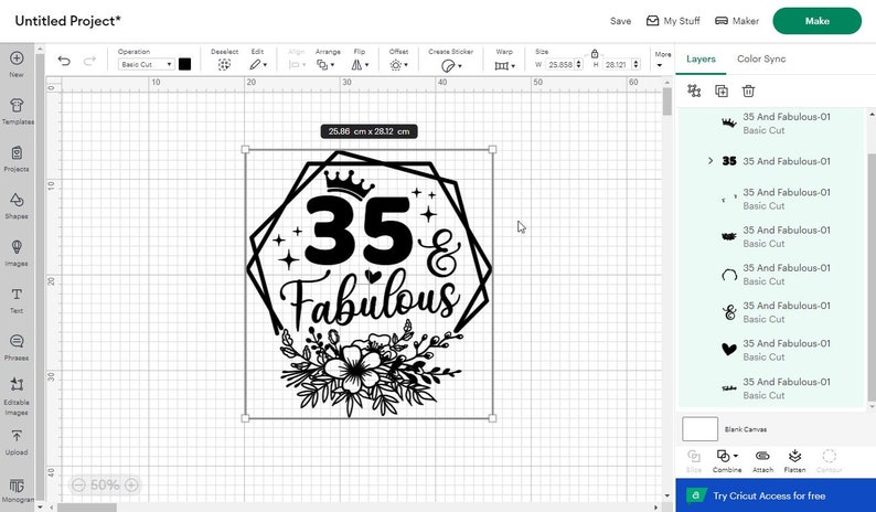 35 and Fabulous Svg, 35th Birthday Gift Svg,35 Years Old Svg, Birthday ...