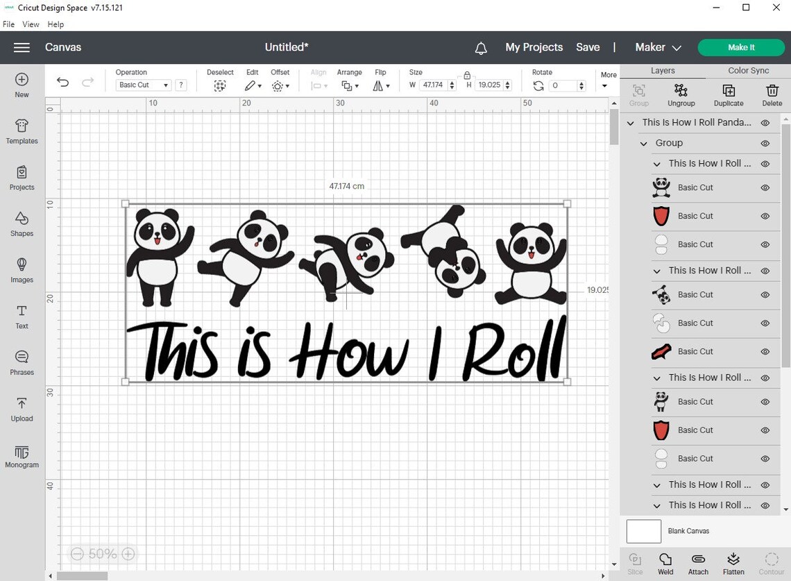 This is How I Roll Panda SVG Cute Panda Shirt Rolling Panda - Etsy