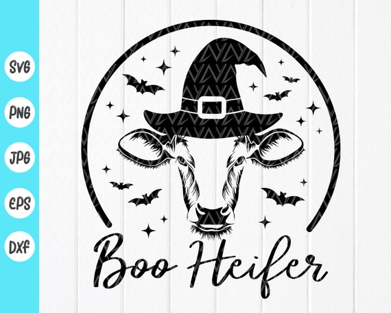 Boo Heifer Halloween Svg Halloween Cow Svg Halloween Svg - Etsy