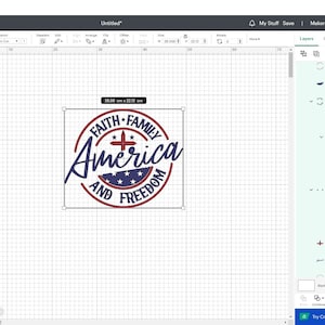 America Faith Family Freedom SVG, 4th of July Svg, Patriotic Christian ...