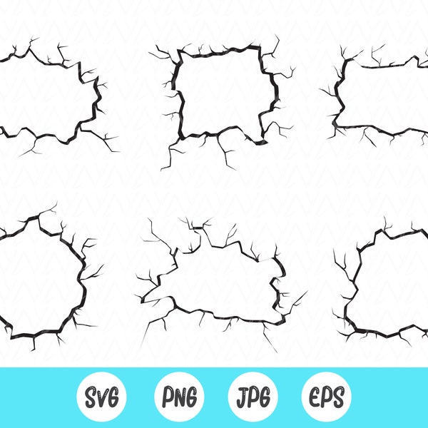 Broken Wall Decal - Etsy