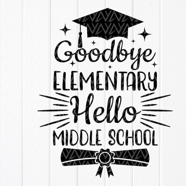 Middle School Svg - Etsy