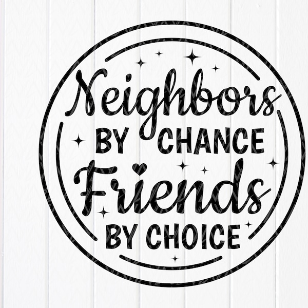 Neighbor Svg - Etsy
