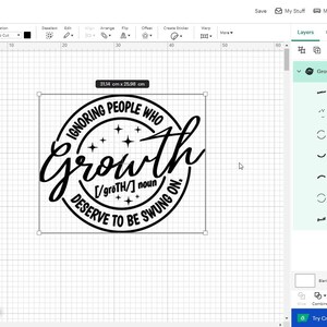 Growth Definition SVG, Motivational Svg, Woman Power Svg, Business Svg ...
