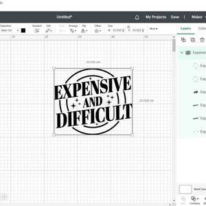 Expensive and Difficult Svg, Gift for Girlfriend, High Maintenance Svg ...