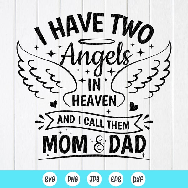 Dad in Heaven Svg - Etsy