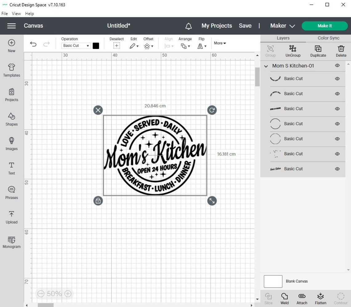 Mom's Kitchen Svgkitchen Decor Baking Svg Pot Holder - Etsy