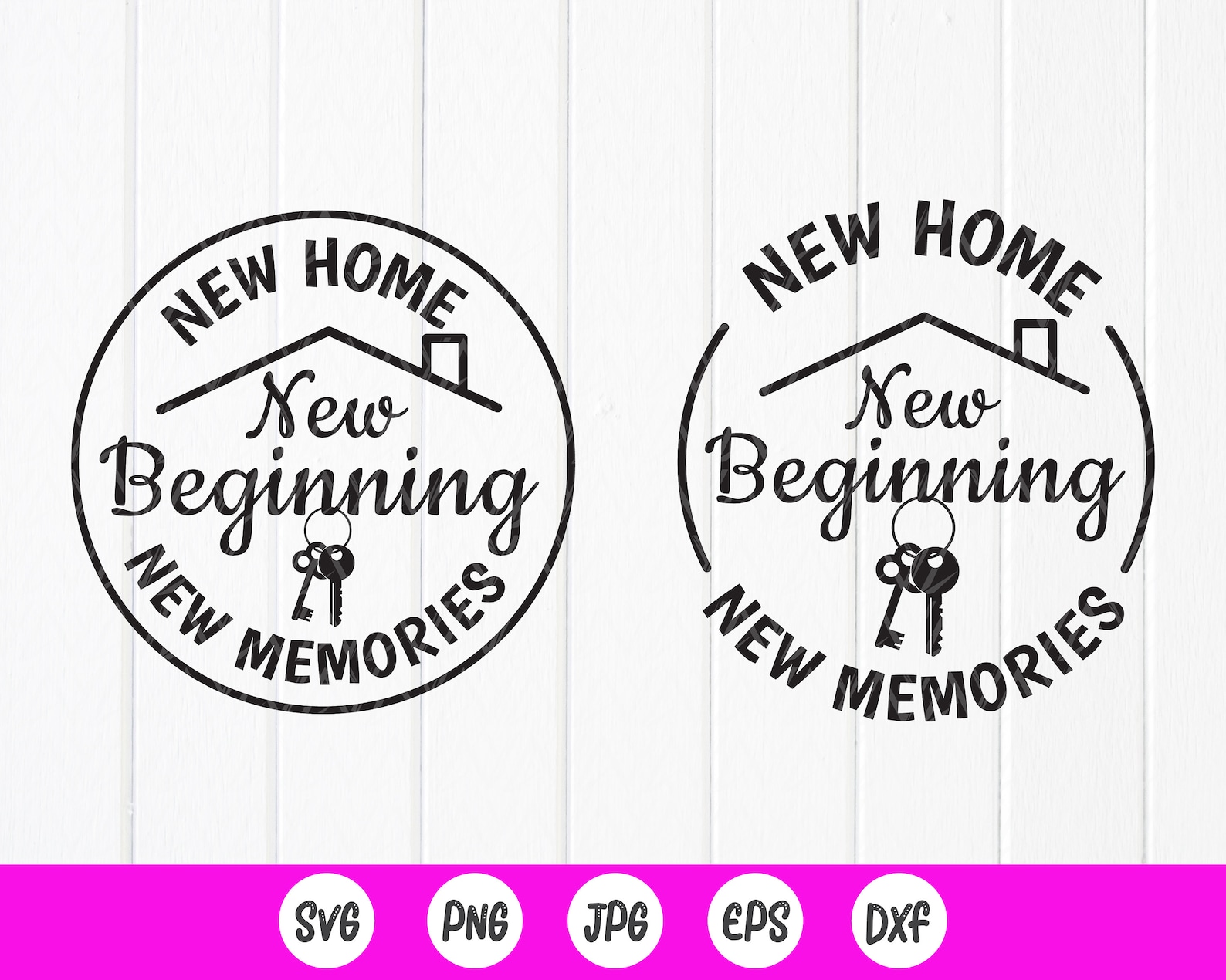 New Home New Beginning New Memories SVG New Home Sign SVG - Etsy
