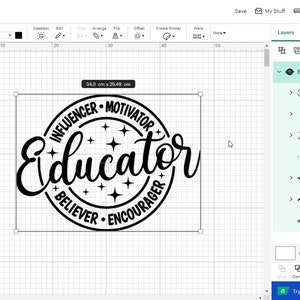 Educator Definition SVG, Teacher Gift ,cricut Files (digital Download ...