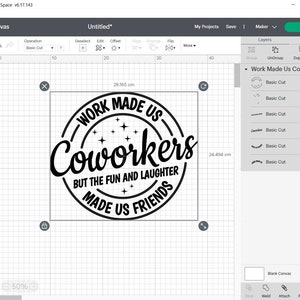 Work Made Us Coworker Svg, Coworker Gift, Work Bestie Svg, Best Friend ...