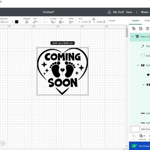 Baby Coming Soon SVG, Baby Svg ,announce Pregnancy, Baby Announcement ...