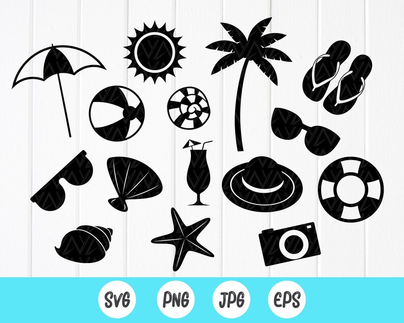 Beach SVG Bundle Beach Life SVG Bundle Beach Theme SVG - Etsy