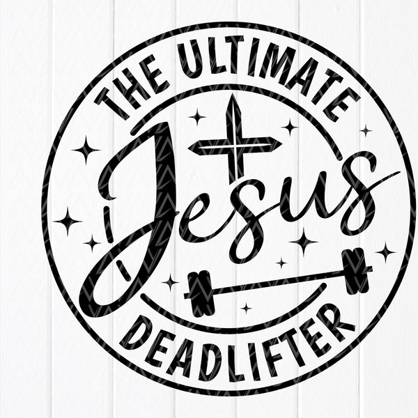 Gym in Jesus Svg - Etsy Australia