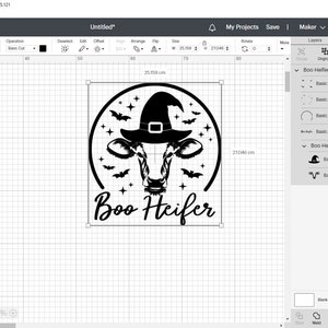 Boo Heifer Halloween Svg, Halloween Cow Svg, Halloween Svg, Witch Svg ...