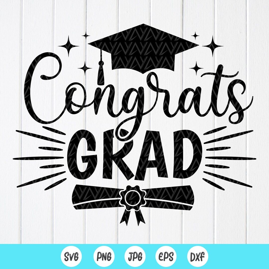Congrats Grad Svg,graduation Quote Svg,graduate Shirt Svg,proud Grad ...