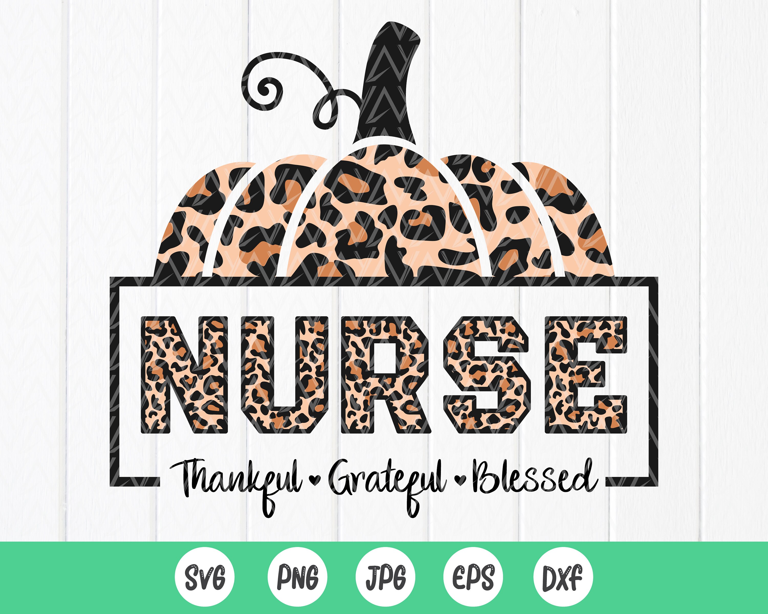 Nurse Thankful Grateful Blessed Svgnurse Giftautumn - Etsy