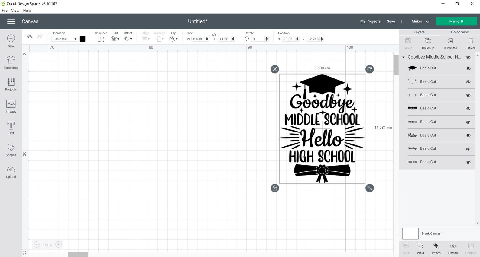 Goodbye Middle School Hello High School Svg Funny Middle - Etsy