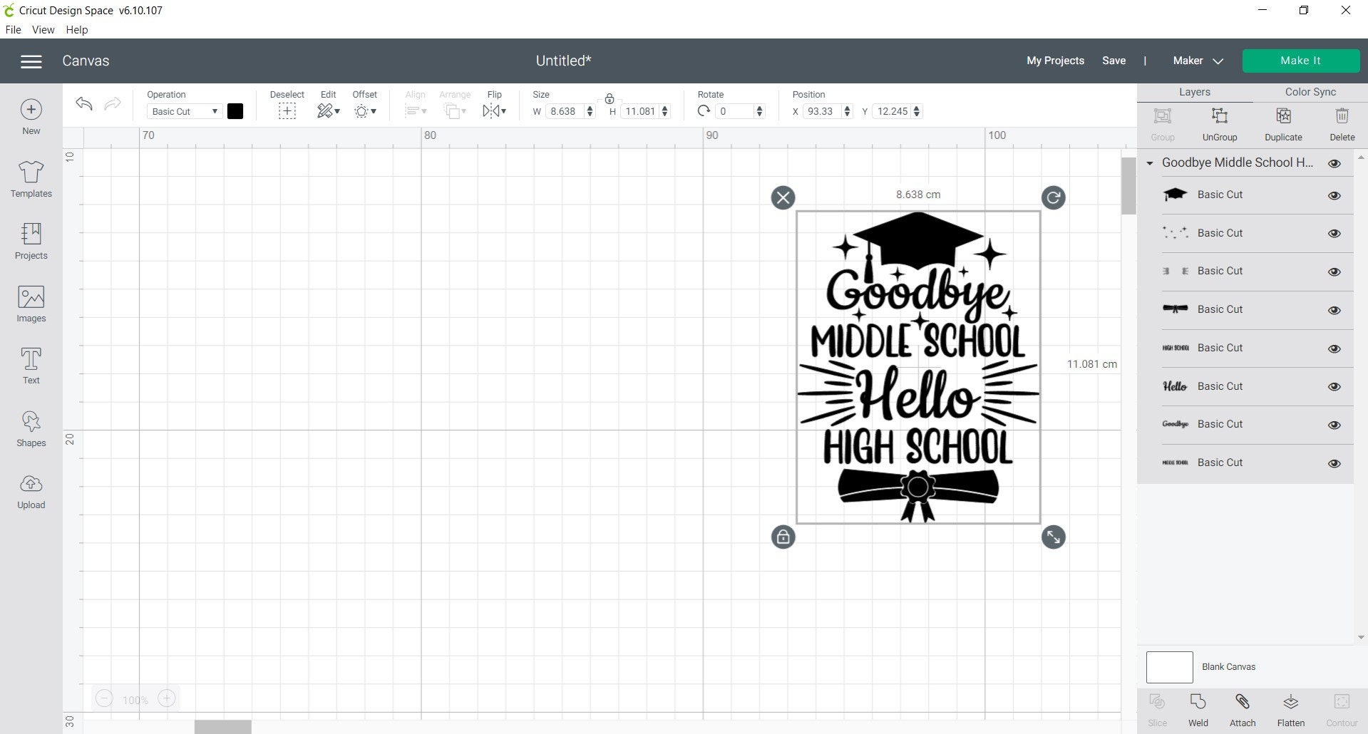 Goodbye Middle School Hello High School Svg Funny Middle - Etsy