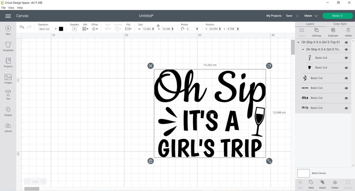 Oh Sip It's a Girl's Trip Svg Girls Trip 2021 Shirt - Etsy