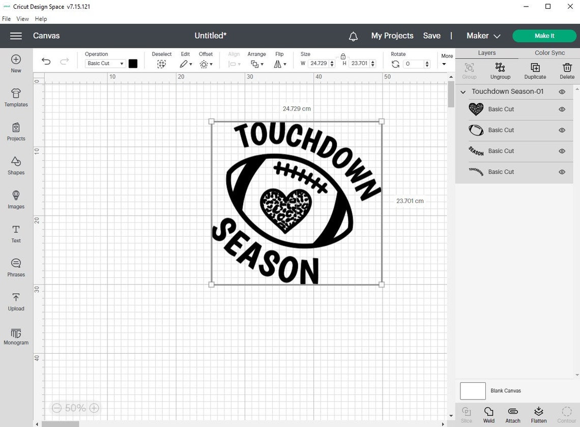 Touchdown Season SVG Football SVG Leopard Print football - Etsy