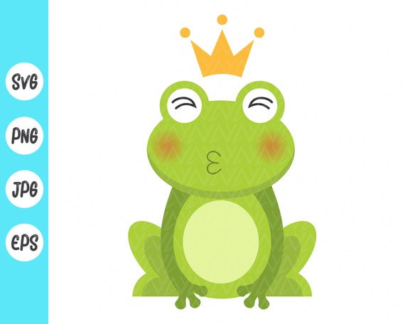 Cute Frog Prince Clipart