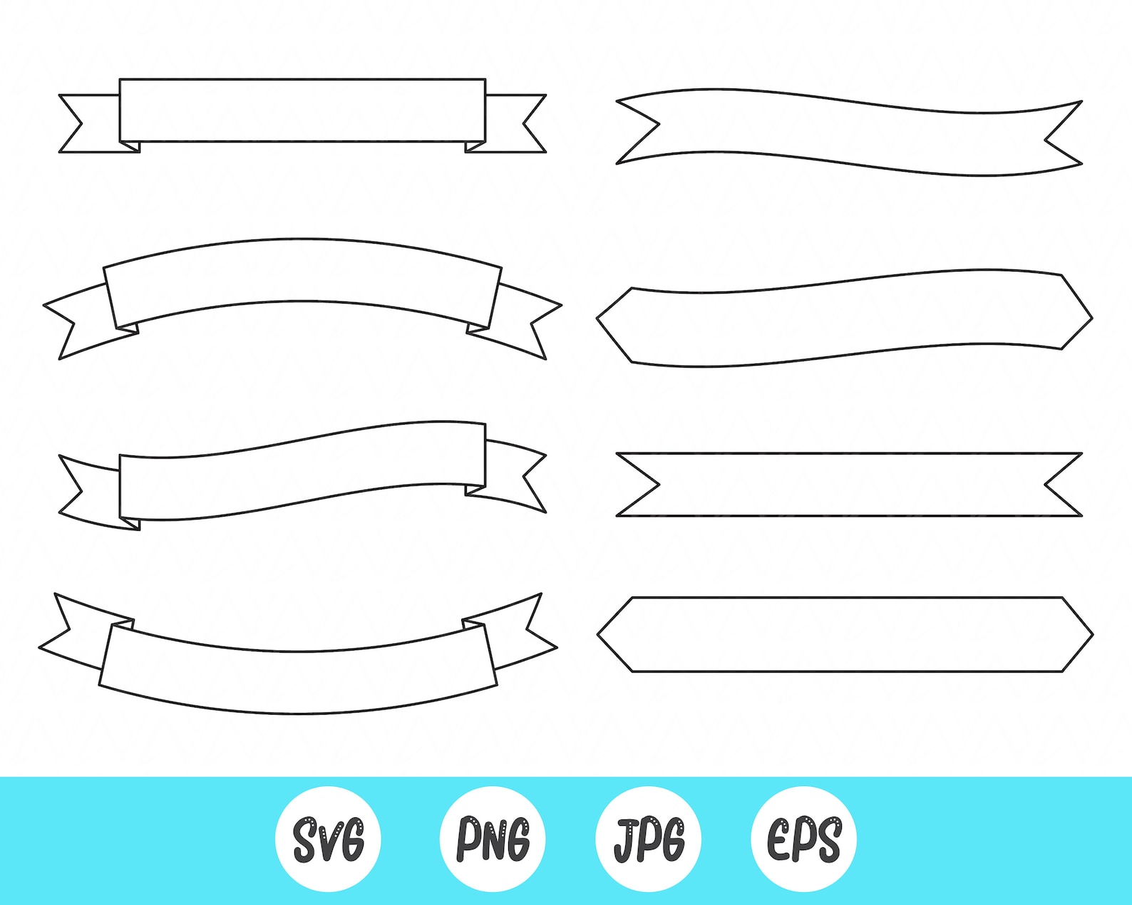 Ribbon Svgbanner Svgribbon Banner Svg Instant Download - Etsy