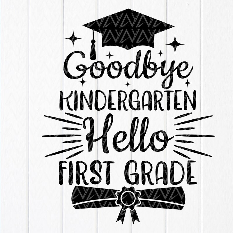 Hello First Grade Svg - Etsy