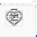 Aunt and Niece Heart Design SVG, Family Gifts ,cricut Files (digital ...