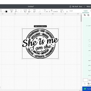 She is Me SVG, I Am She SVG, Self Love Gift,self Care Svg,motivational ...