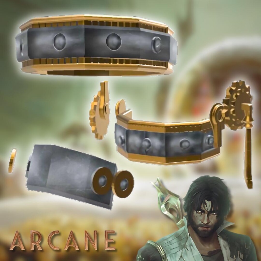 Jayce Arcane Leg Brace - Season 2 STL File - Etsy