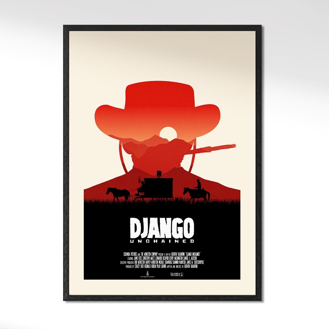 Django Unchained Art Print, Digital Wall Art, Quentin Tarantino, Fan ...