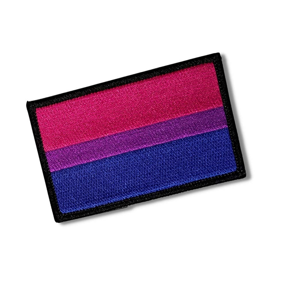 Bisexual Pride Flag Patch Stick-on Flag Patch - Etsy UK