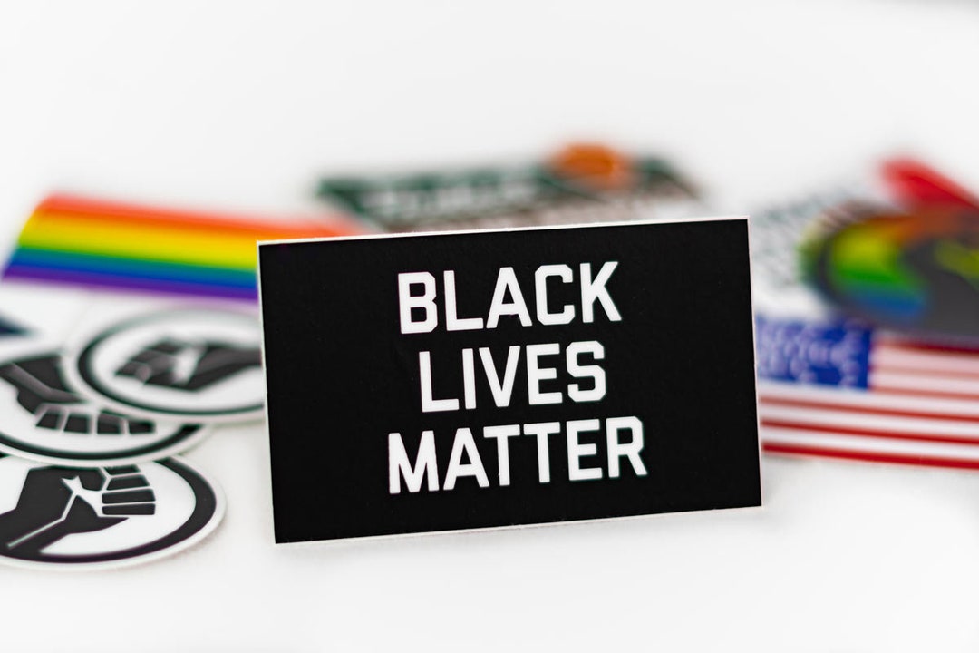 Black Lives Matter BLM Sticker 3.5 X 2 - Etsy