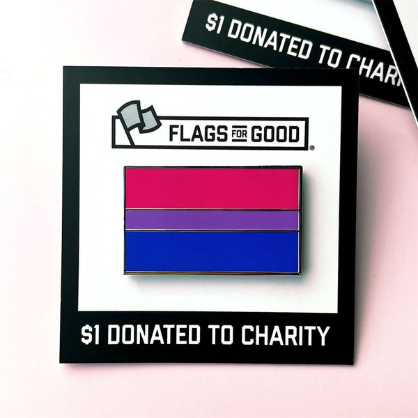 Bi Enamel Pins - Etsy