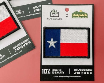 Texas Flag Patch Houston, San Antonio, Dallas, Fort Worth 3-3/8 iron On ...