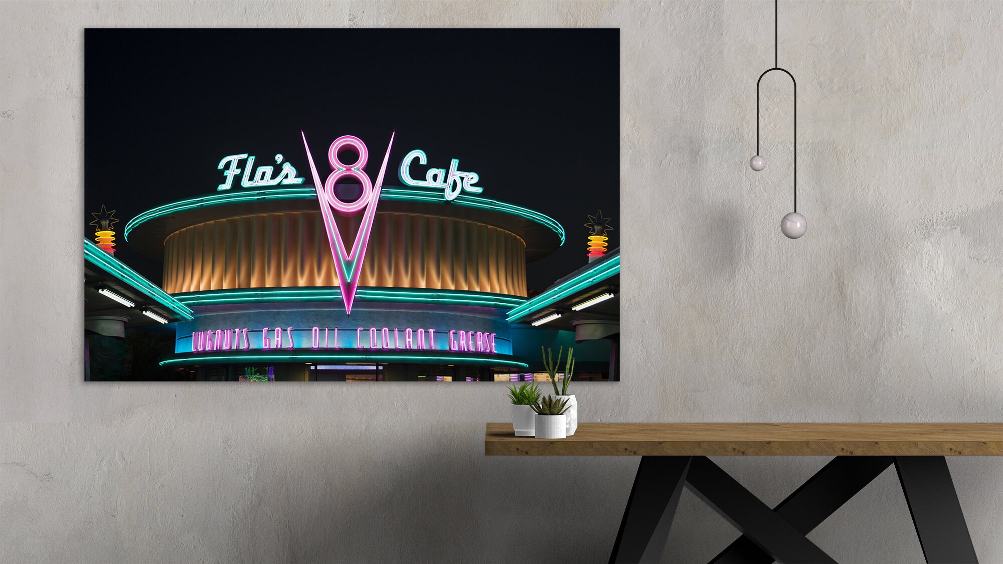 Disney Neon Vibrant Neon Lights at Disneyland High Resolution Colorful ...