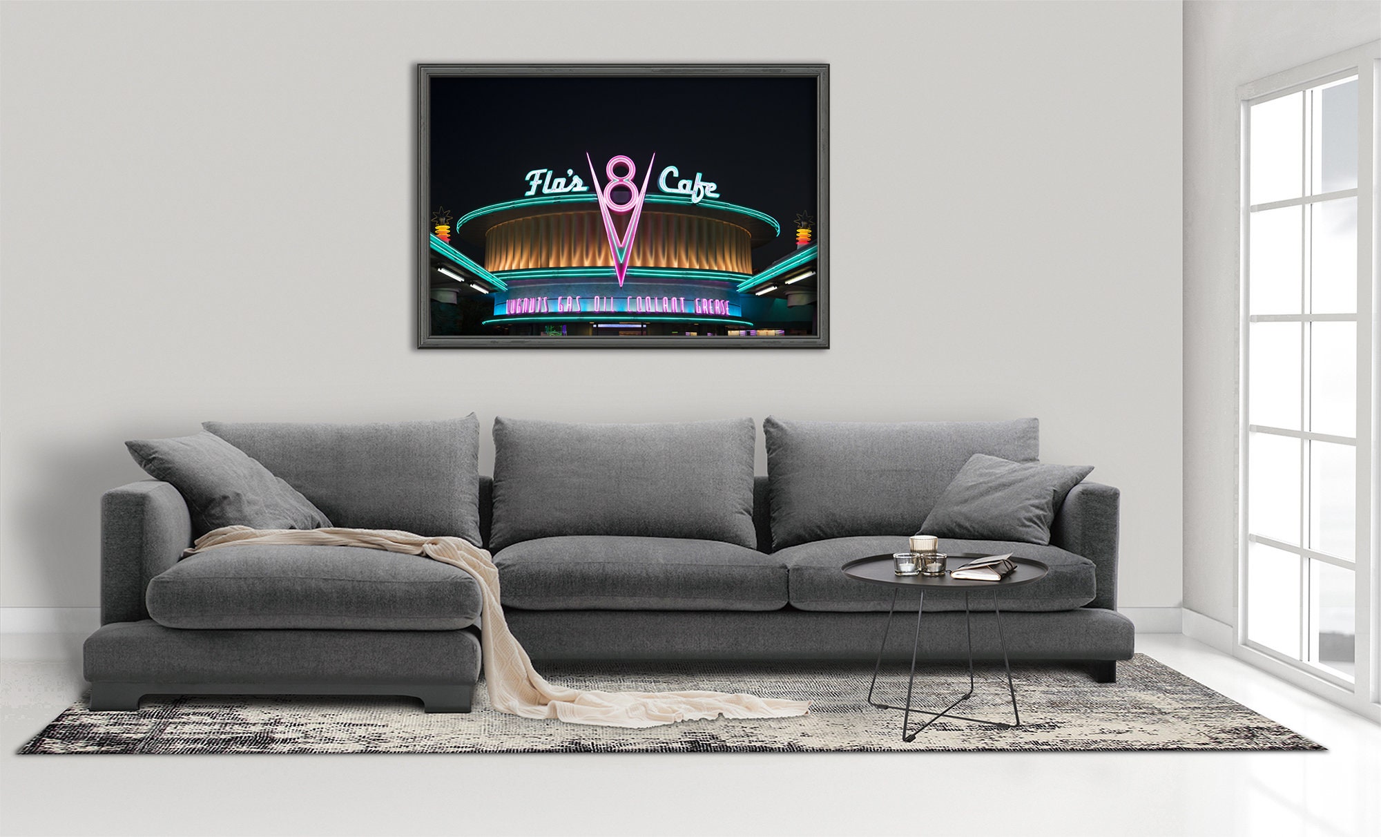 Disney Neon Vibrant Neon Lights at Disneyland High - Etsy