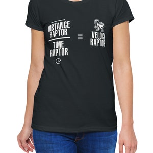 Velociraptor Distance Over Time Raptor Punny Science Joke - Etsy