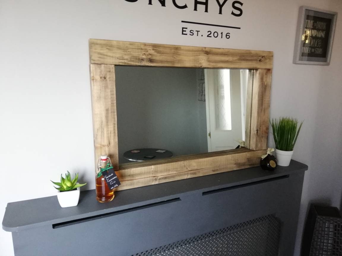 Large Mirror Handmade Farmhouse Style Mirror - Etsy