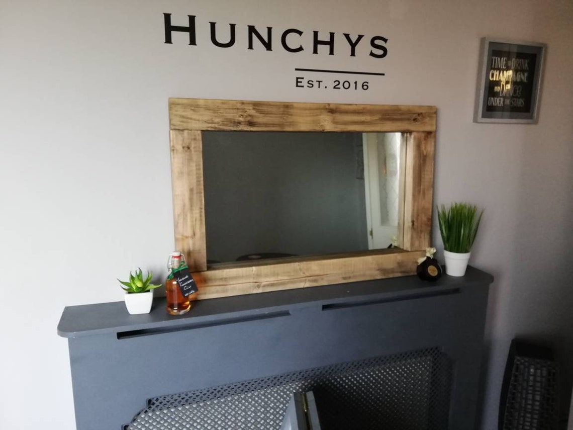 Large Mirror Handmade Farmhouse Style Mirror - Etsy