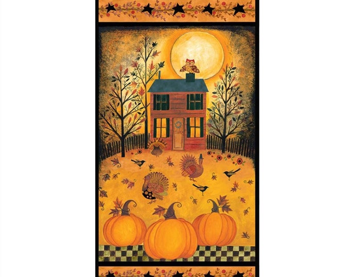 Pumpkin/ Halloween Bundle of 6 Fat Quarters and 1 Panel Crafting ...