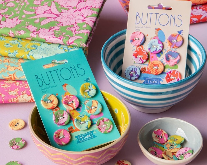 Tilda Woodland Buttons - Etsy