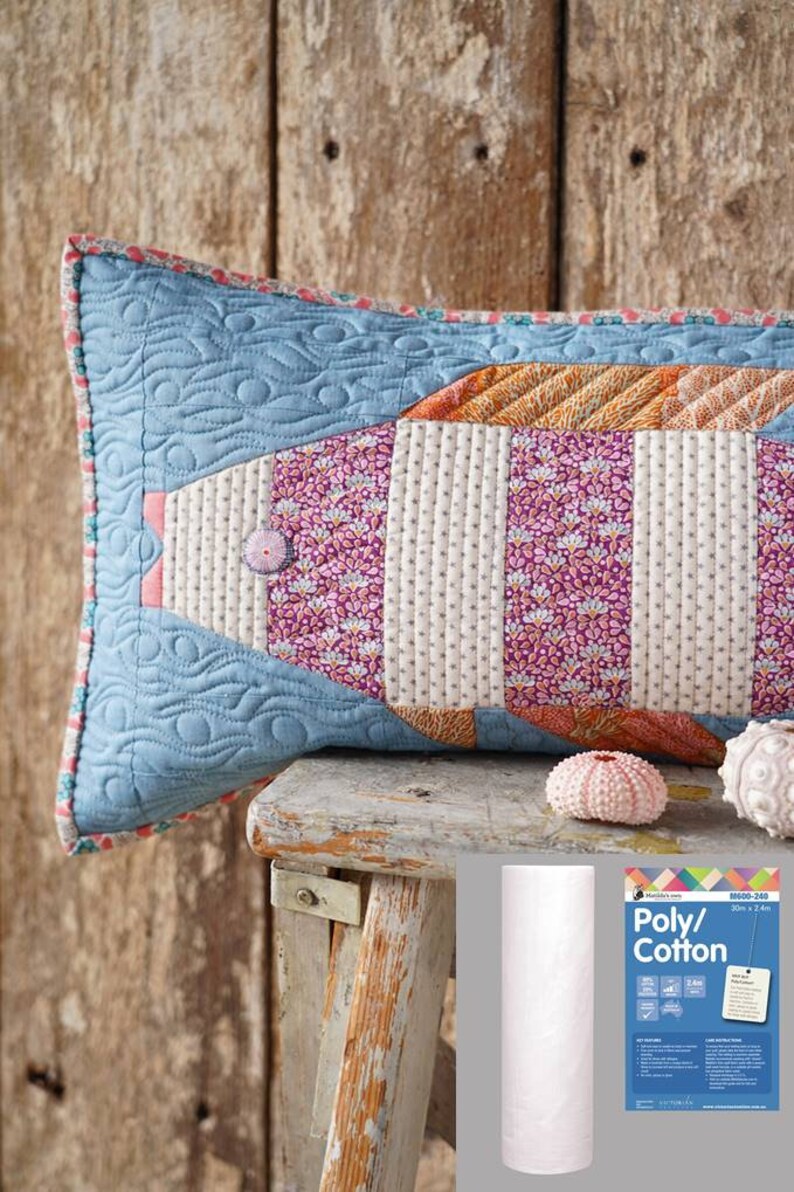 Tilda Cotton Beach Stripe Fish Pillow Kit 24.511.5in - Etsy