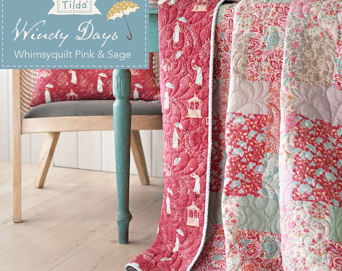 Tilda Windy Days Whimsy Quilt Kit- 57.5*75.5in Finished Size Quilt Kit ...