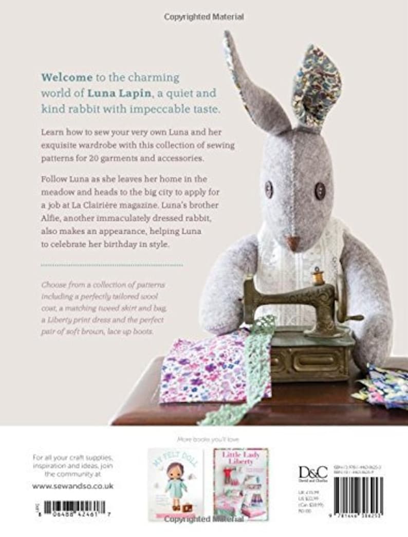Making Luna Lapin: Sew and Dress Luna, a Quiet and Kind Rabbit With ...